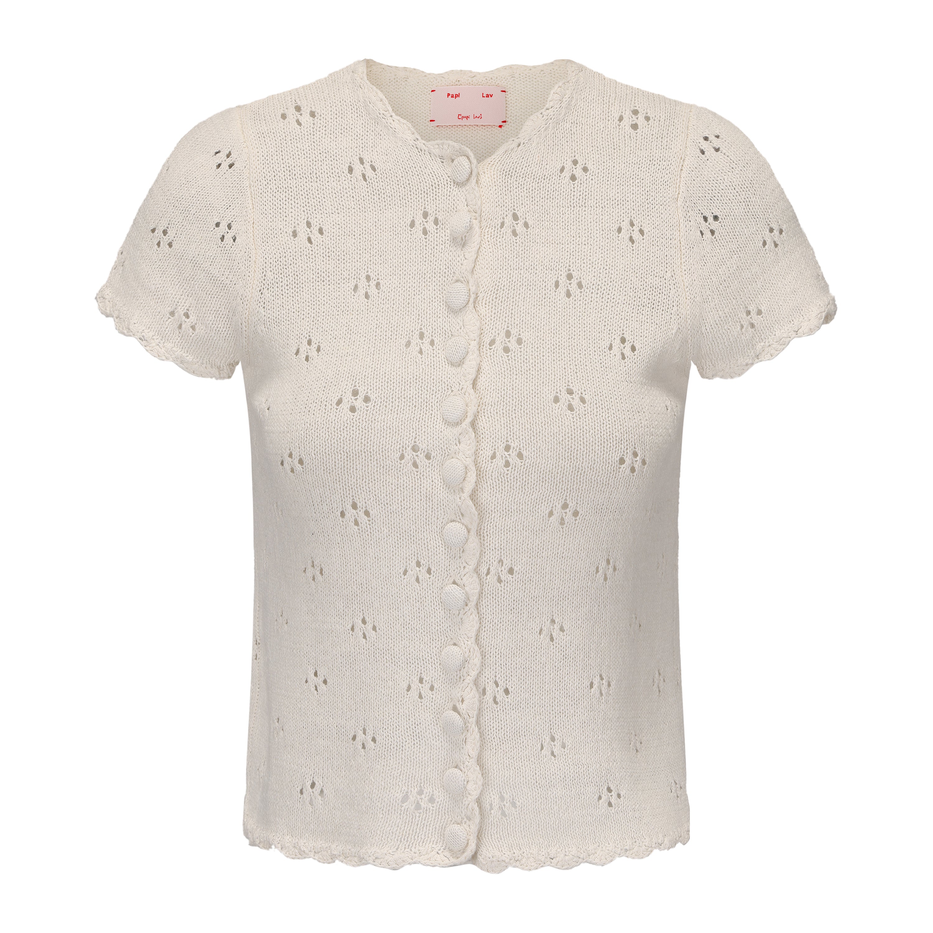 BEIGE DEMURE TOP – Papilav