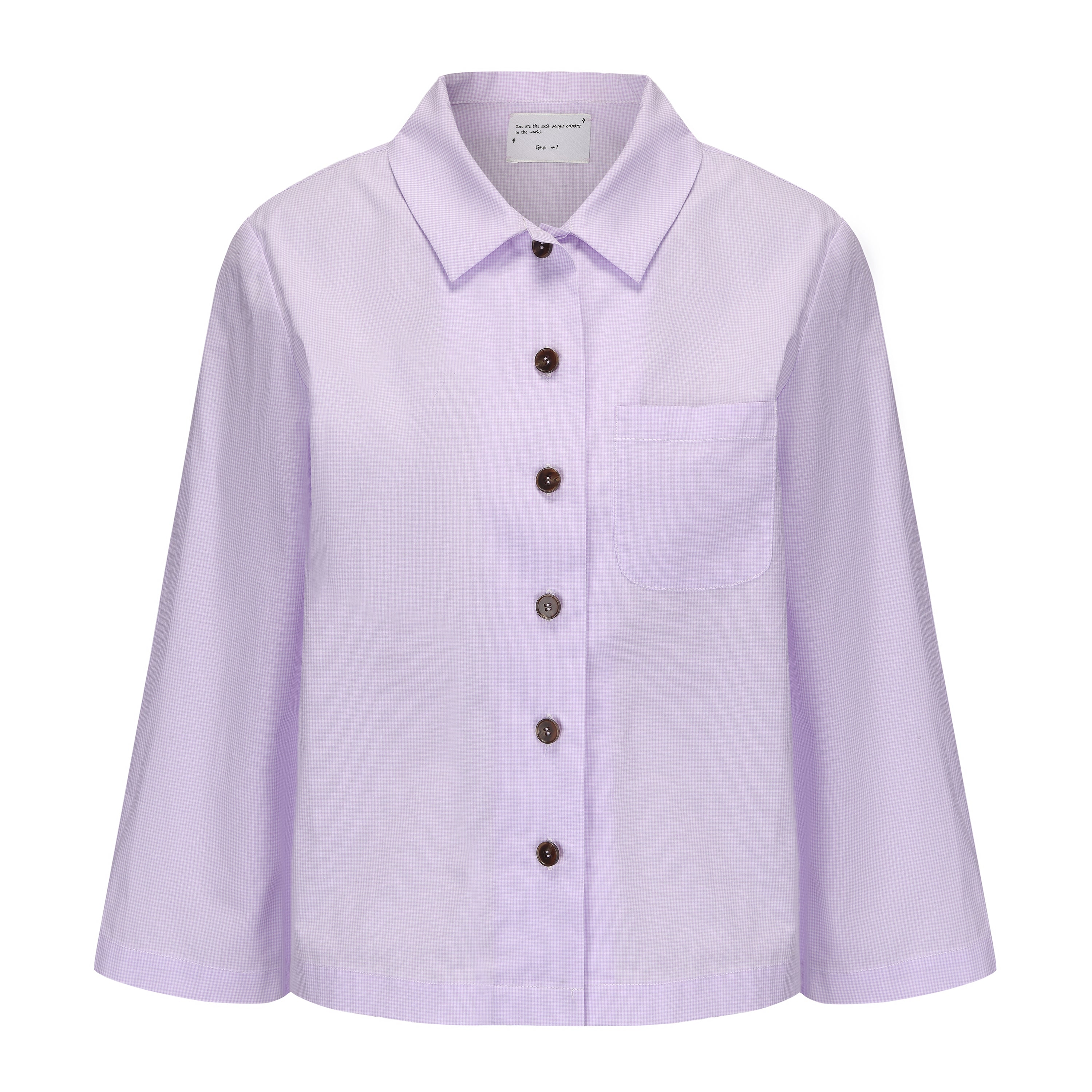 PURPLE GINGHAM MUDDLE HEAD SHIRT – Papilav