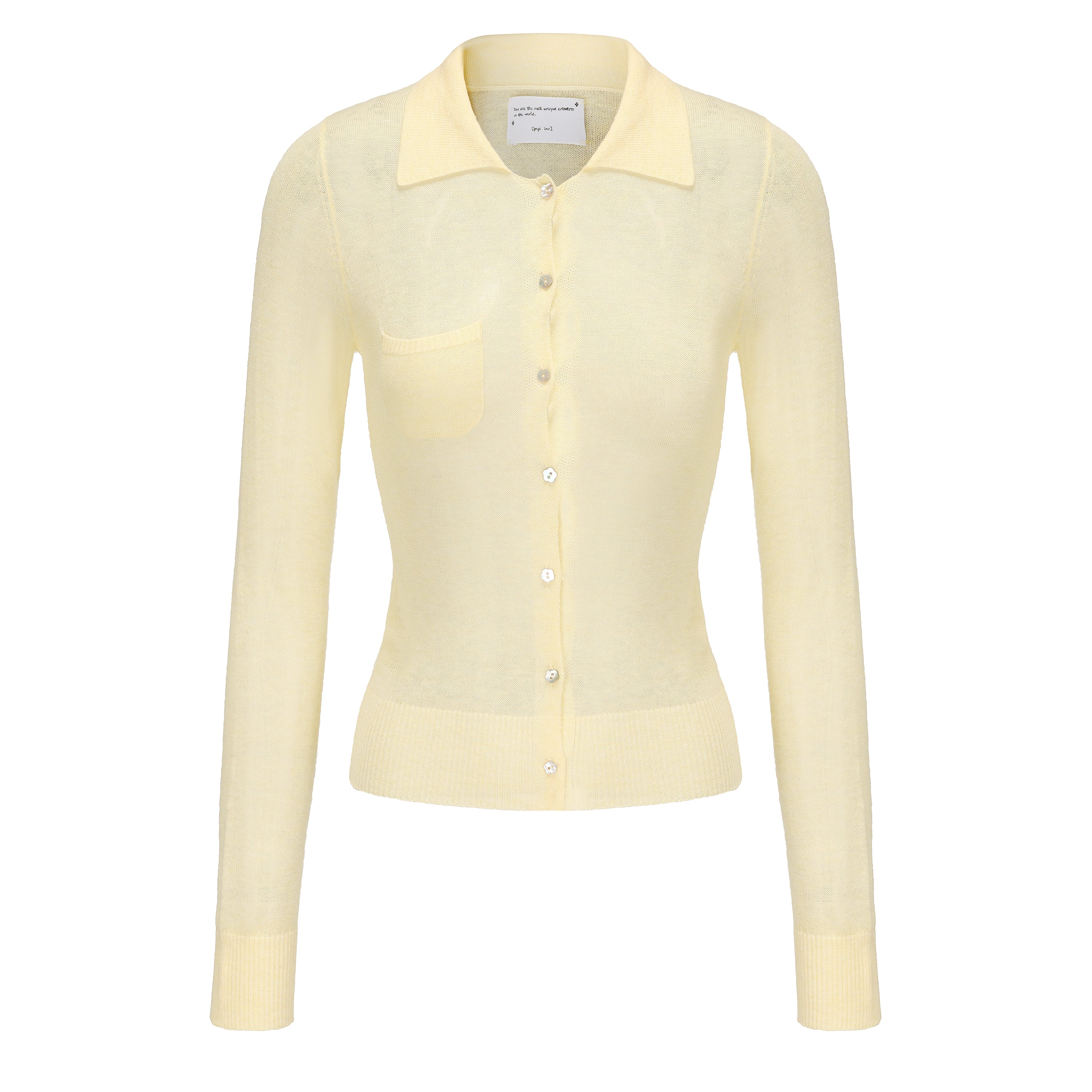 YELLOW ELSA KNIT SHIRT – Papilav